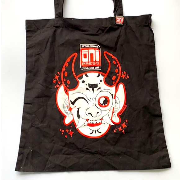 Independent | Bags | Oni Press Tote Bag And Enamel Pin | Poshmark